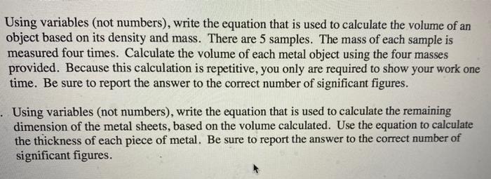Solved Metal Balance Decigram(s) Type Mass (8) Centigram(g) | Chegg.com
