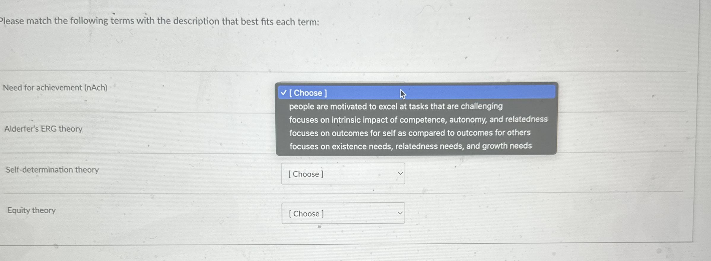 Solved lease match the following terms with the description | Chegg.com