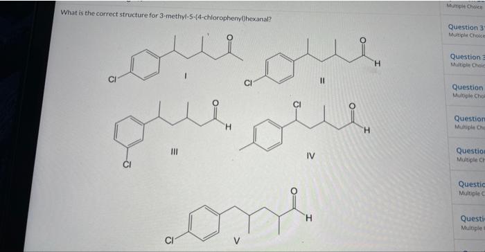 Solved What is the correct structure for | Chegg.com