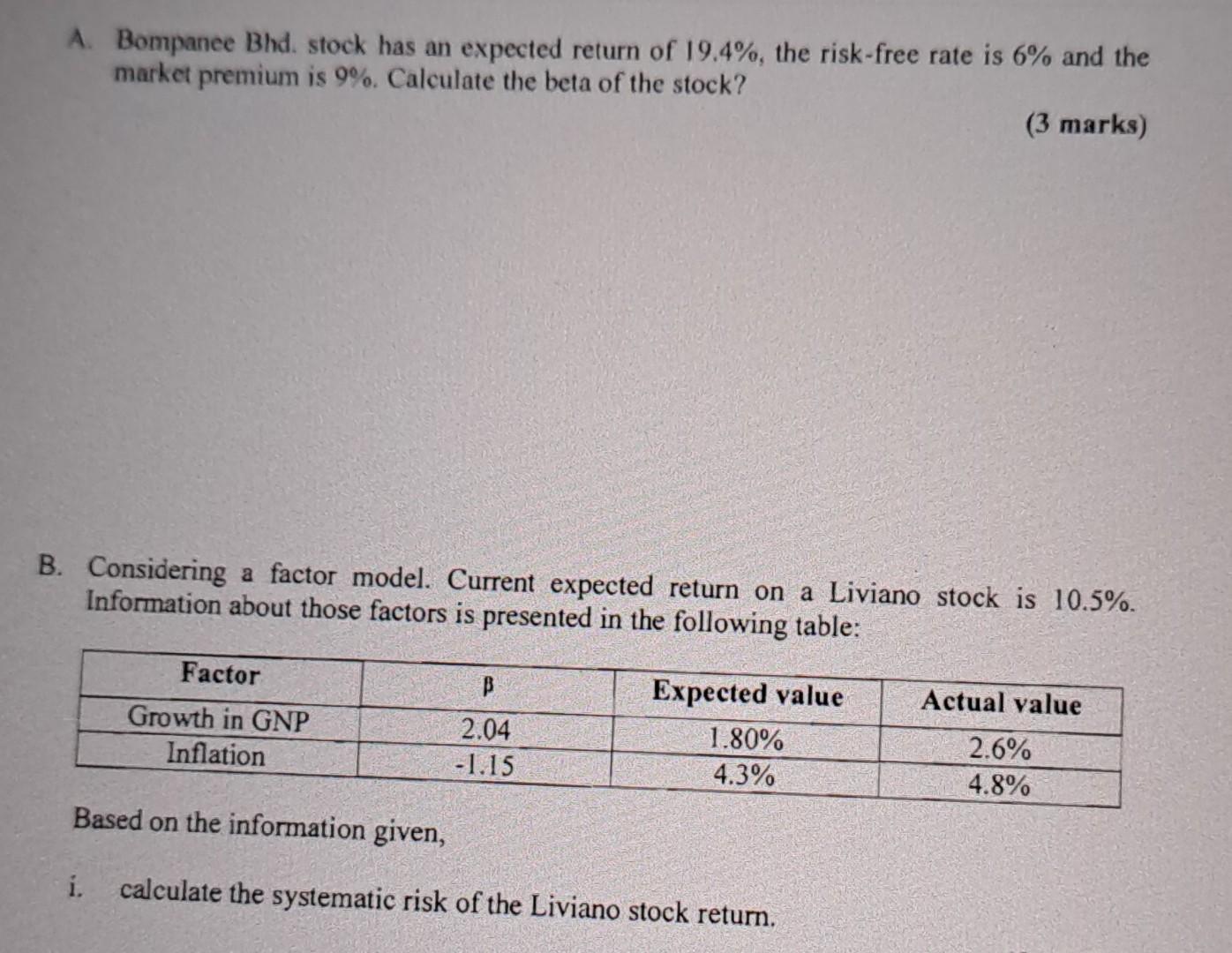 Solved ii) Determine the amount of borrowing required to | Chegg.com