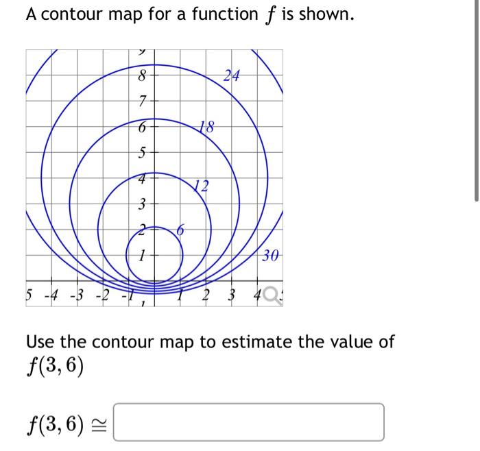 Solved A contour map for a function f is shown. Use the | Chegg.com