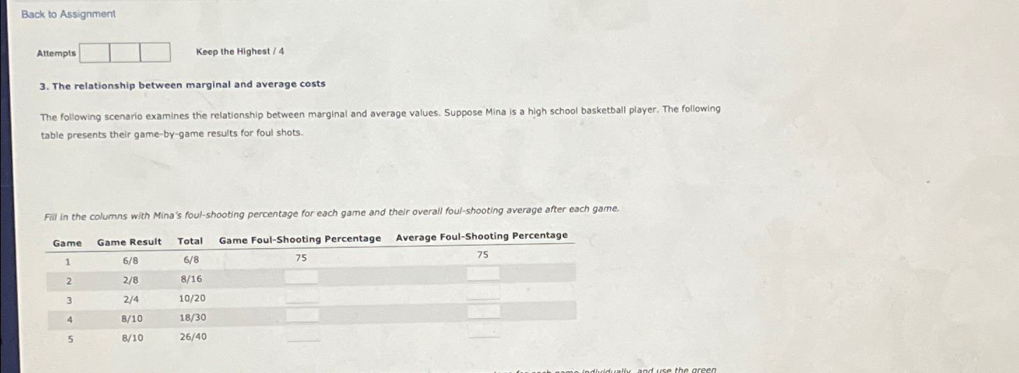 Solved Back to AssignmentAttempti ﻿Keep the Highest / 43. | Chegg.com