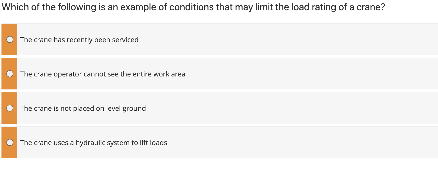 Solved Which of the following is an example of conditions | Chegg.com