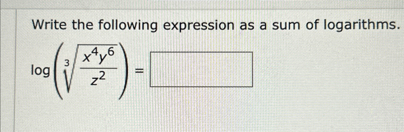 Write the following expression as a sum of | Chegg.com