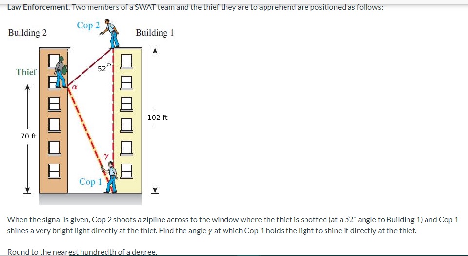 Solved Law Enforcement. Two members of a SWAT team and the | Chegg.com