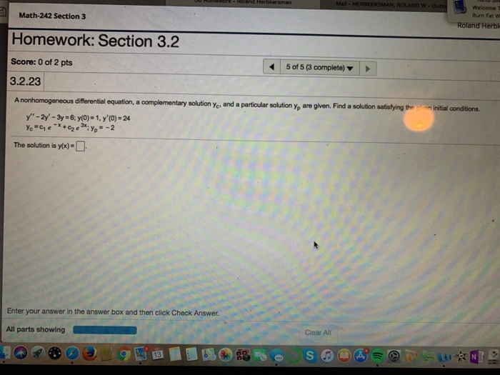 Solved Mail-HERKERSMAN, ROLAND W - Outlo Math-242 Section 3 | Chegg.com Solved Mail-HERKERSMAN, ROLAND W - Outlo Math-242 Section 3 | Chegg.com