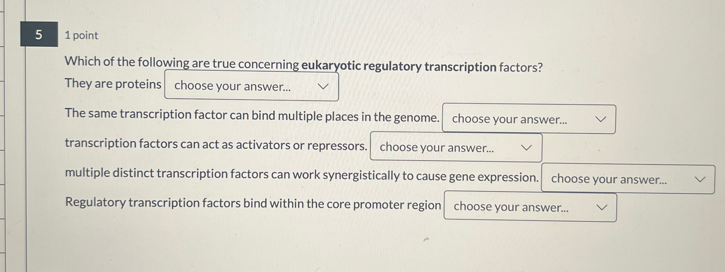 Solved 51 ﻿pointWhich of the following are true concerning | Chegg.com