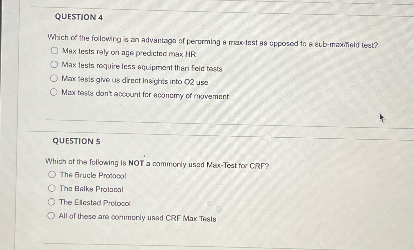 Solved QUESTION 4Which of the following is an advantage of | Chegg.com