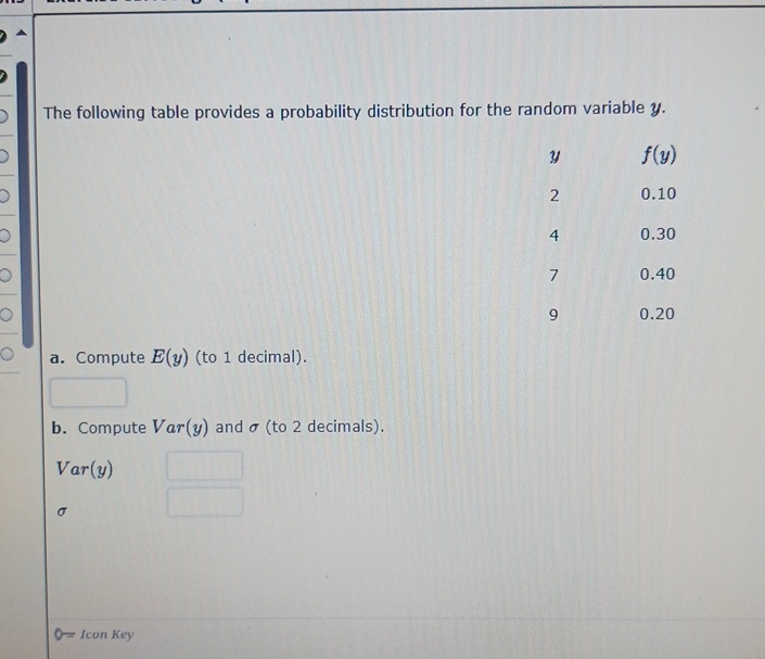 Solved The following table provides a probability | Chegg.com