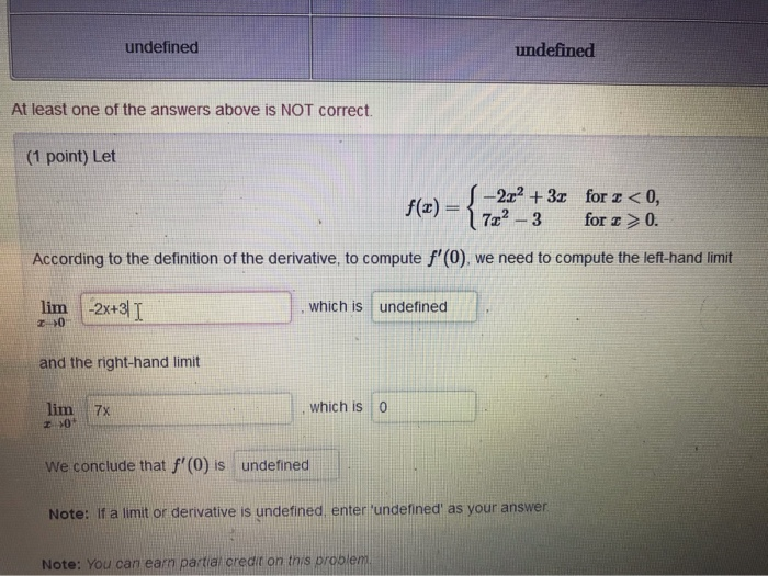 Solved undefined undefined At least one of the answers above | Chegg.com