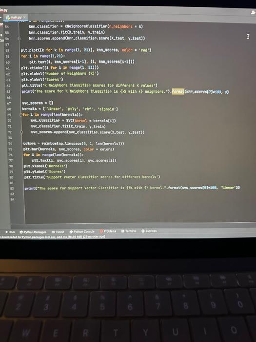 Solved import numpy as np import pandas as pd import | Chegg.com