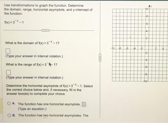 Solved Use Transformations To Graph The Function Determine