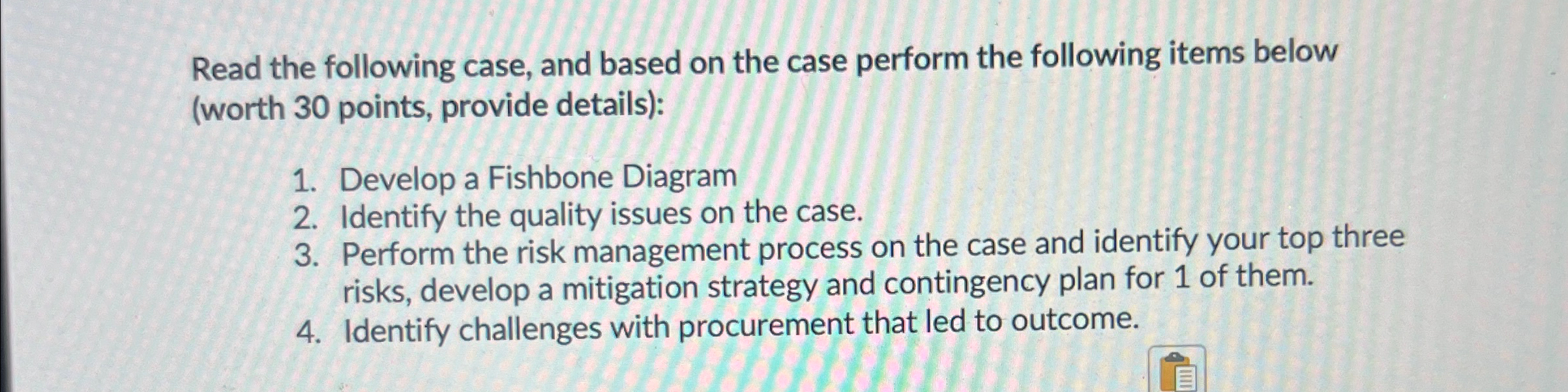 Solved Read the following case, and based on the case | Chegg.com