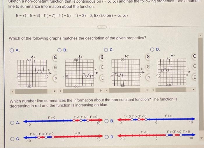 Solved Sketch a non-constant function that is continuous on | Chegg.com