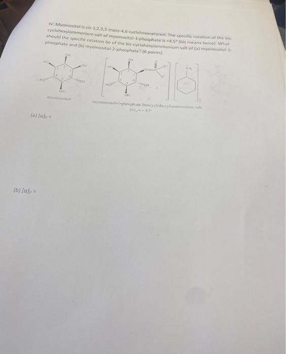 Solved 1V. Myainesitof is | Chegg.com