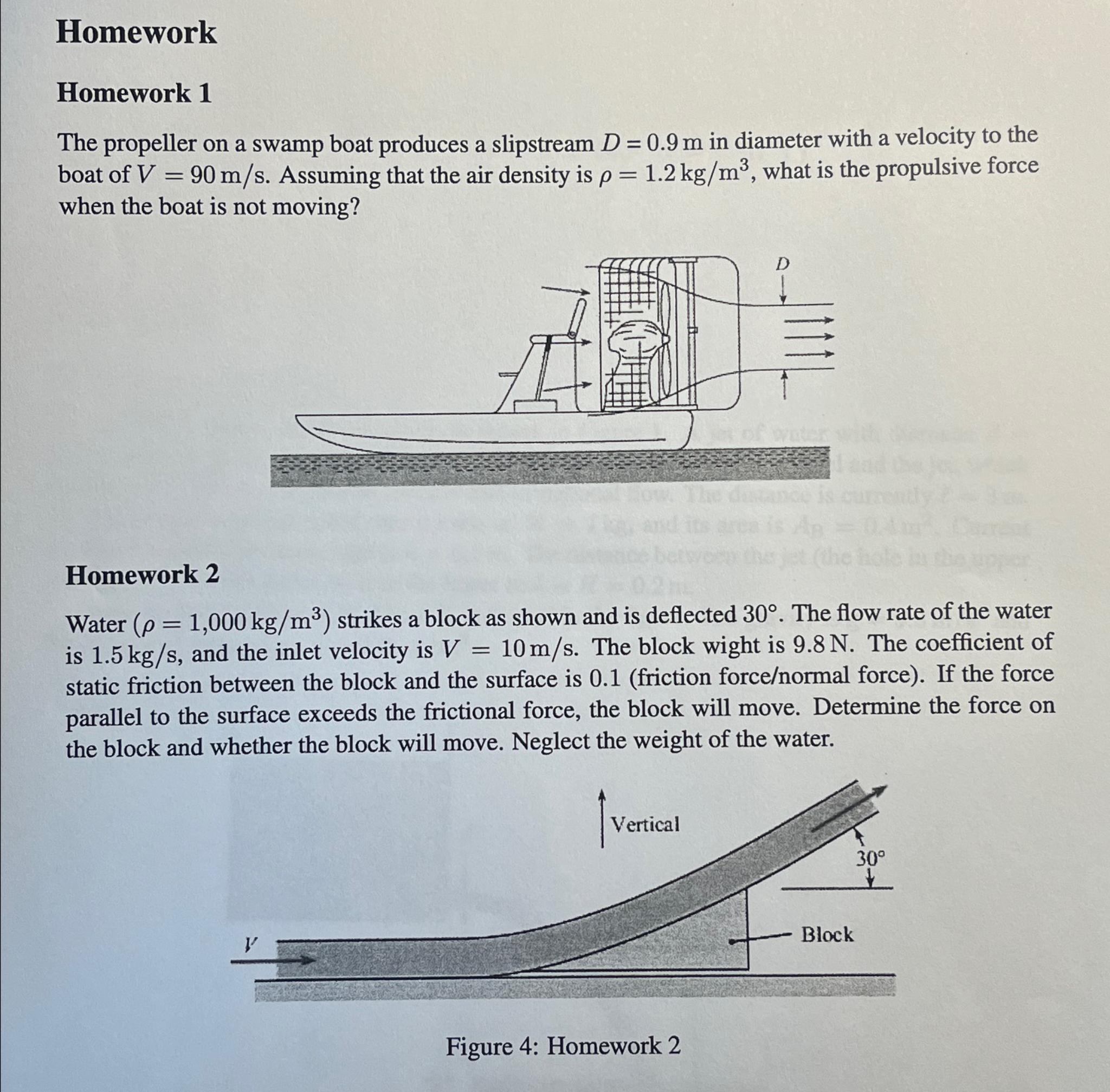 Solved HomeworkHomework 1The propeller on a swamp boat | Chegg.com