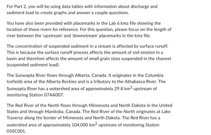 Solved For Part 2, you will be using data tables with | Chegg.com