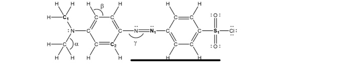 Solved The fluorescence quencher DABSYL chloride is shown | Chegg.com