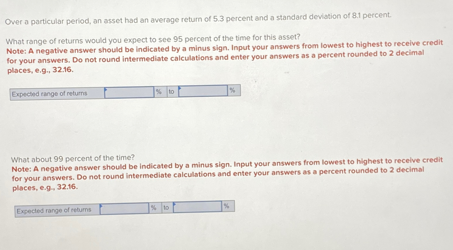 Solved Over a particular period, an asset had an average | Chegg.com