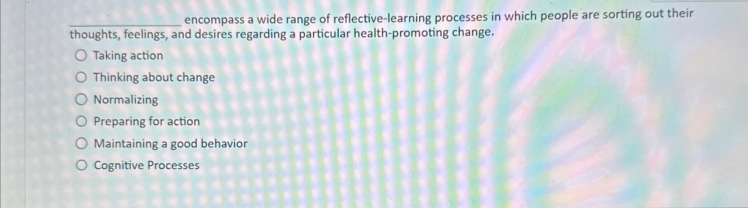 Solved q, ﻿encompass a wide range of reflective-learning | Chegg.com