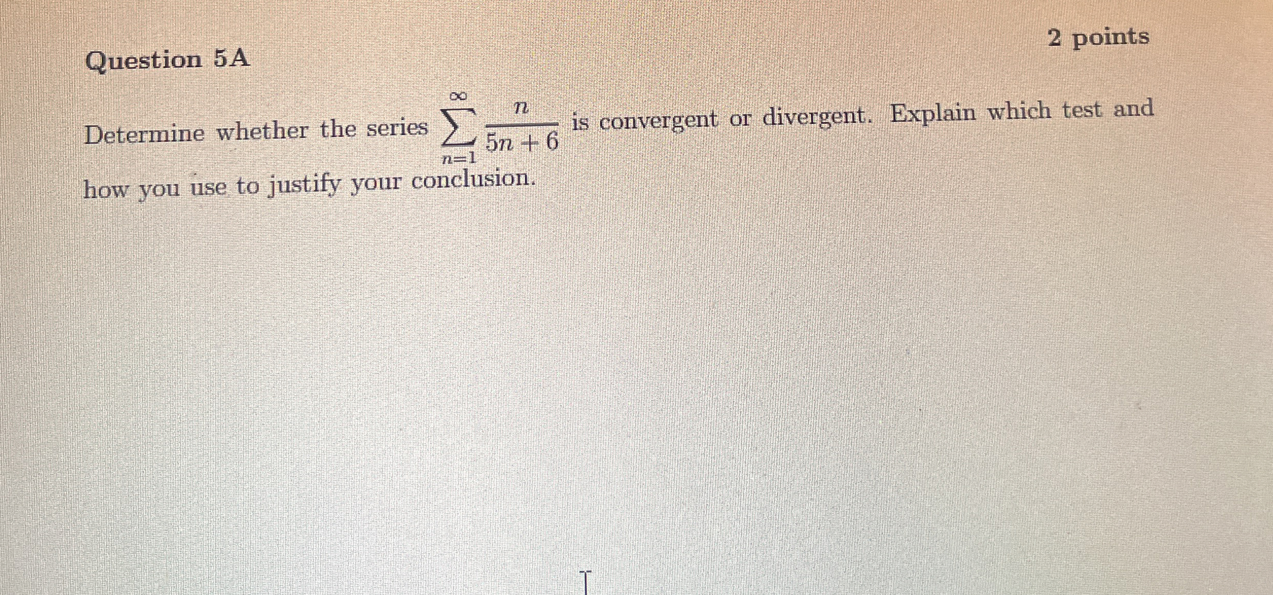 Solved Question 5A2 ﻿points how you use to justify your | Chegg.com