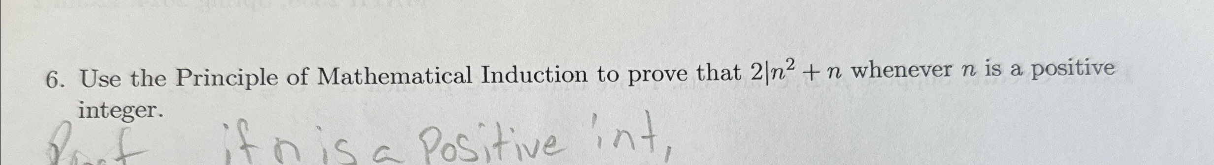 Solved Use the Principle of Mathematical Induction to prove | Chegg.com