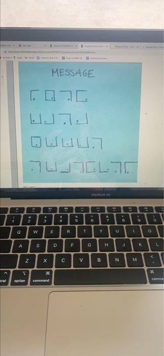 Solved decipher the message in the image, what encryption | Chegg.com