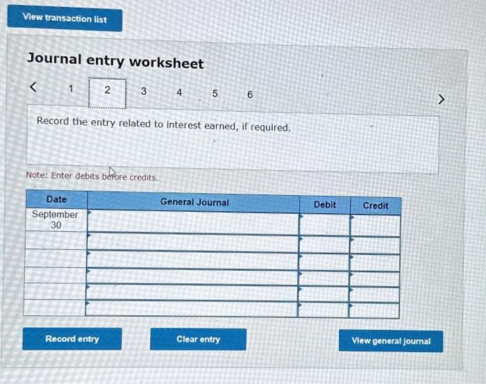 Solved Journal entry worksheet 6 Record the entry related to | Chegg.com