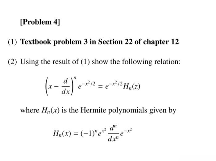 Solved (1) Textbook problem 3 in Section 22 of chapter 12 | Chegg.com