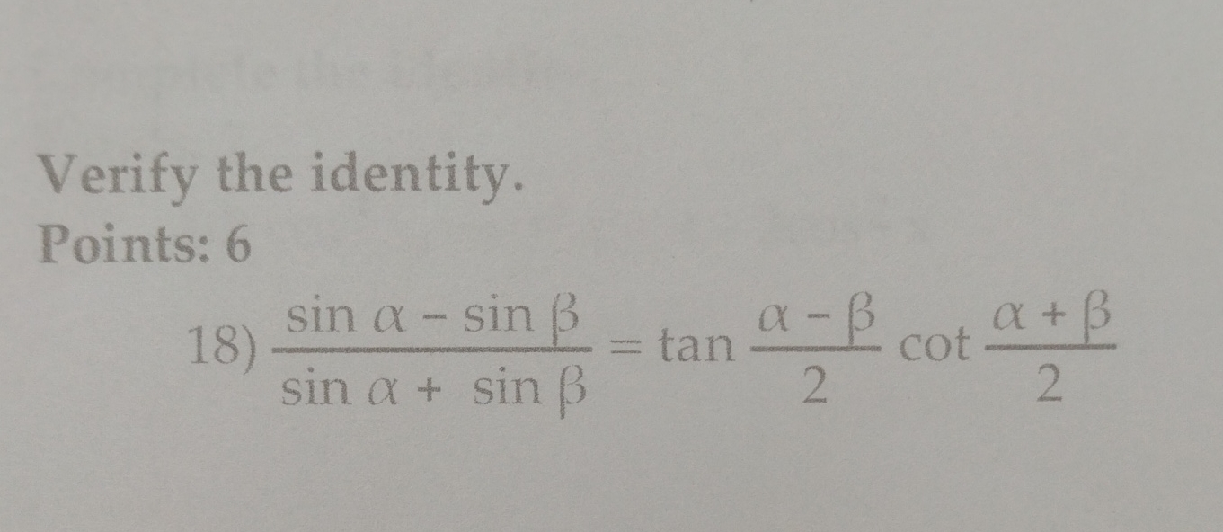 Solved Verify the | Chegg.com