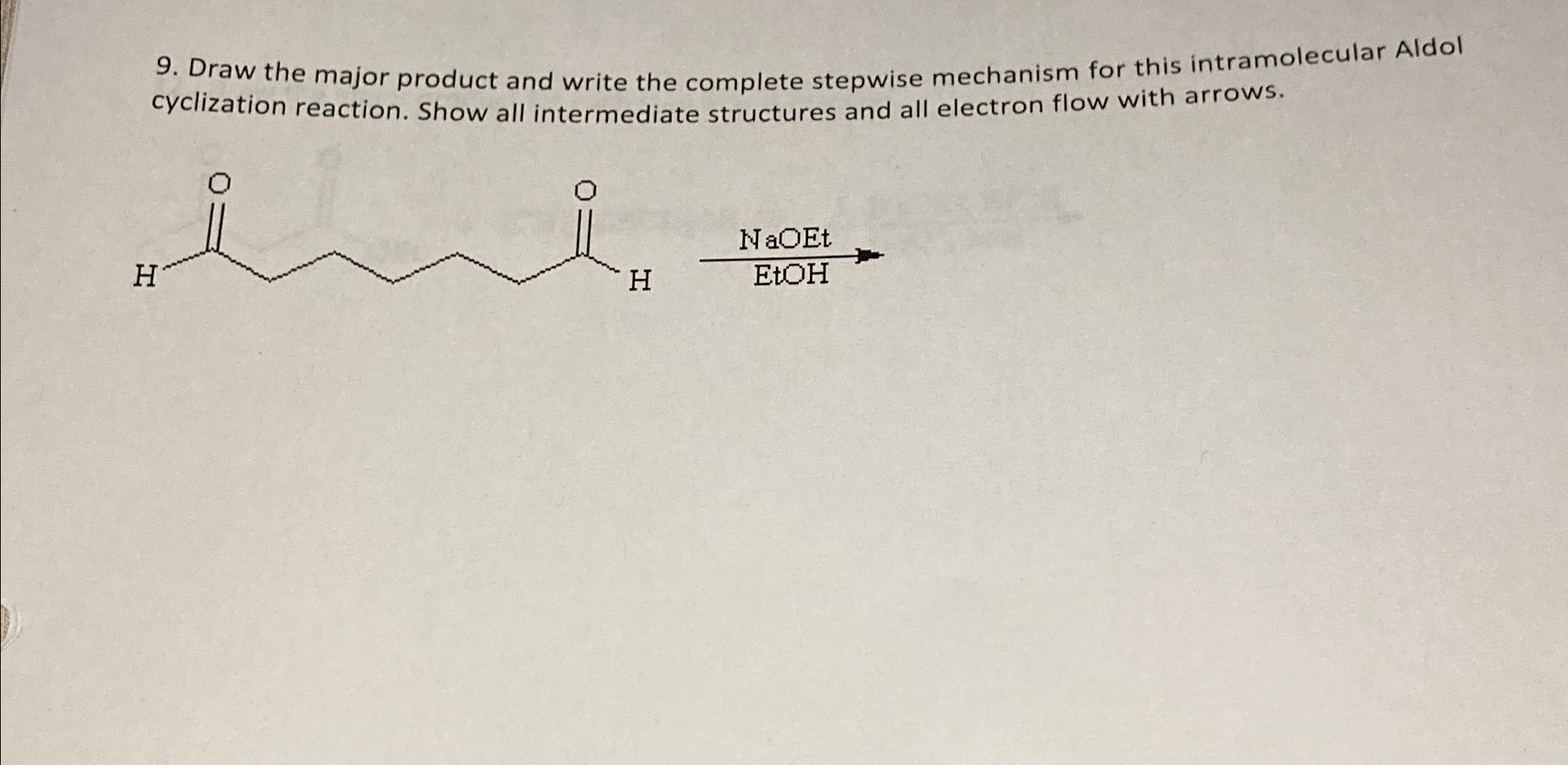 Solved Draw the major product and write the complete | Chegg.com
