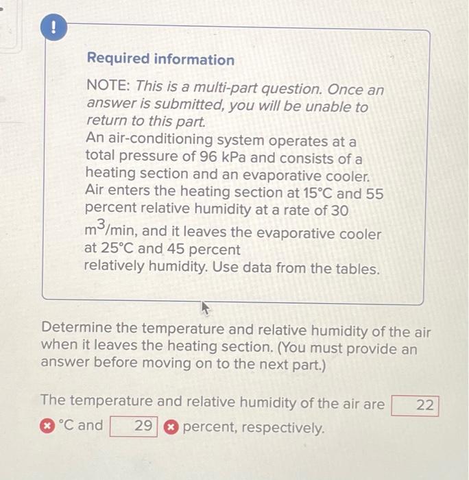 Solved Required information NOTE: This is a multi-part | Chegg.com