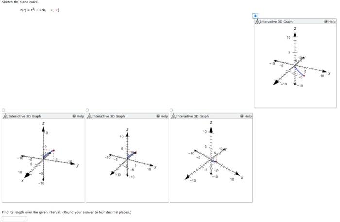 Solved Sketch the plane curve. r(t)=t2i+2tk,[0,2] | Chegg.com