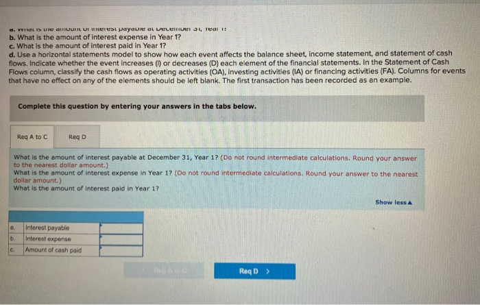 Solved Exercise 9-2A Effects of recognizing accrued interest | Chegg.com