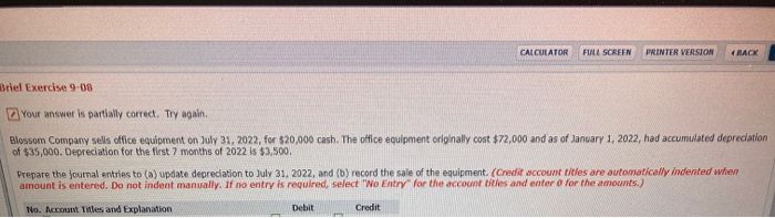 Solved CALCULATOR FULL SCREEN PRINTER VERSION RACK Brief | Chegg.com