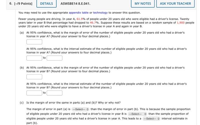 Solved You may need to use the appropriate appendix table or | Chegg.com