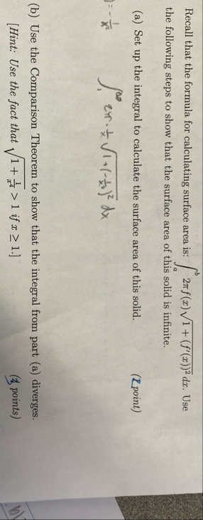 Solved Recall that the formula for calculating surface area | Chegg.com