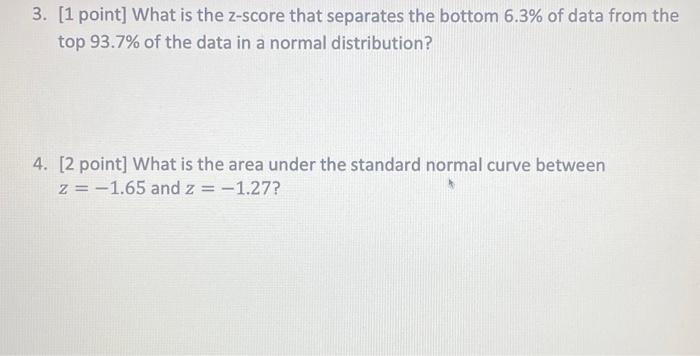 Solved Use the given portion of the z-table to answer the | Chegg.com