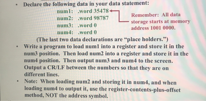 Solved Qt Spim Assembly Language I Have A Program Already 