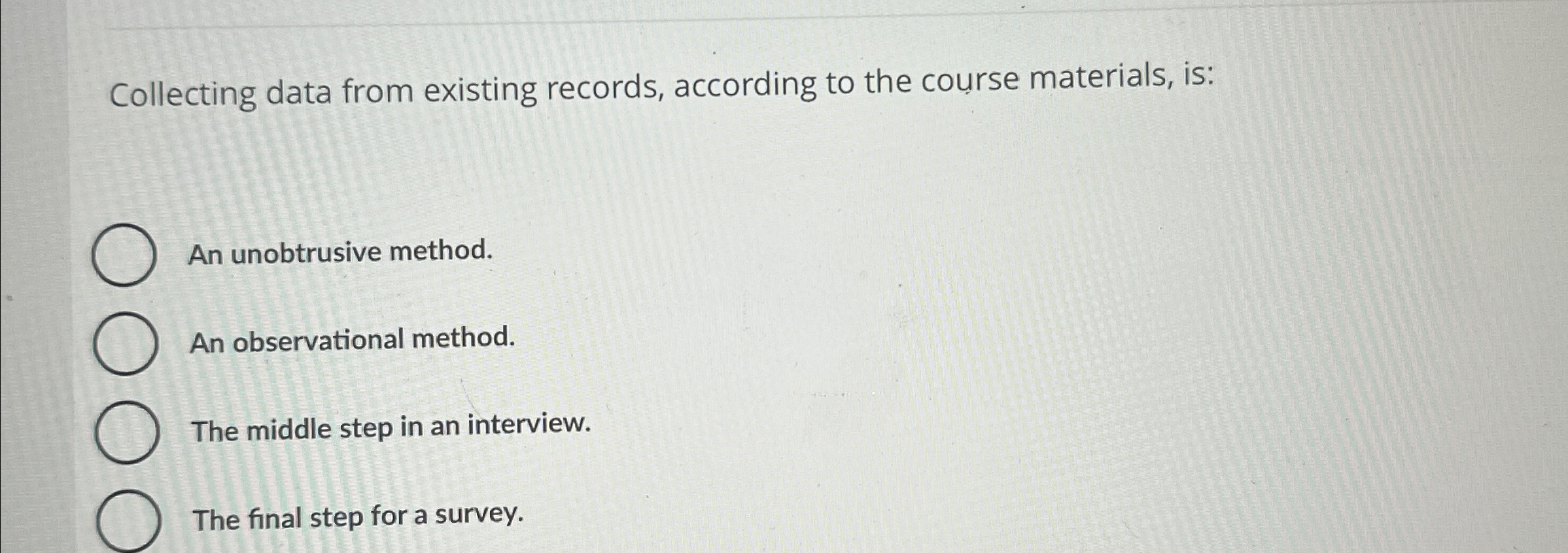 Solved Collecting data from existing records, according to | Chegg.com