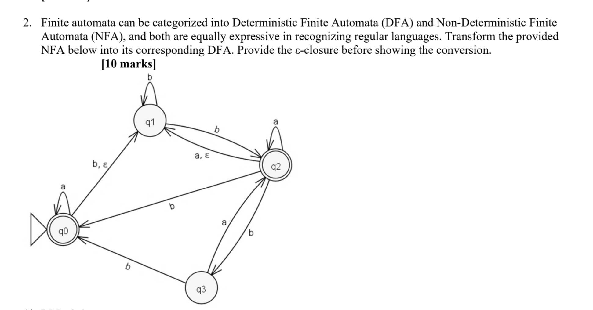 Solved Please use a diagramFinite automata can be | Chegg.com