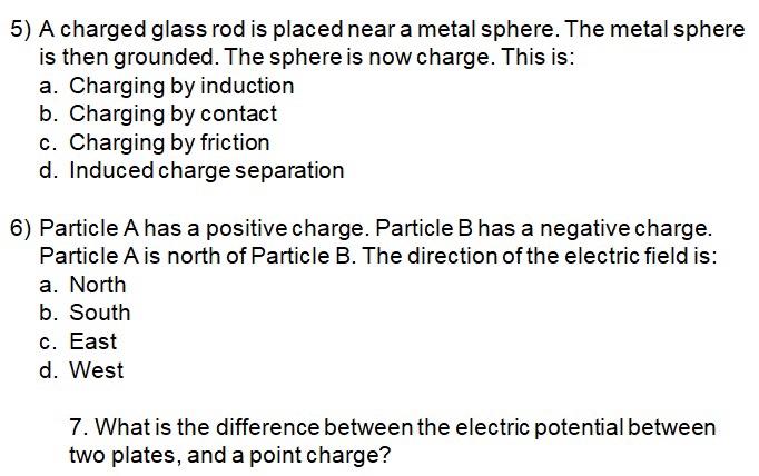Solved 5) A charged glass rod is placed near a metal sphere. | Chegg.com