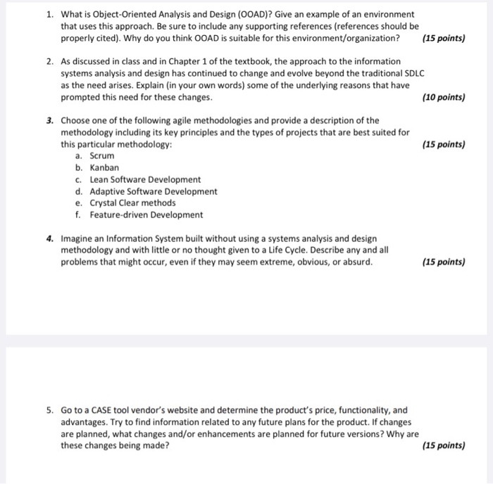 Object Oriented Analysis And Design Case Study Examples