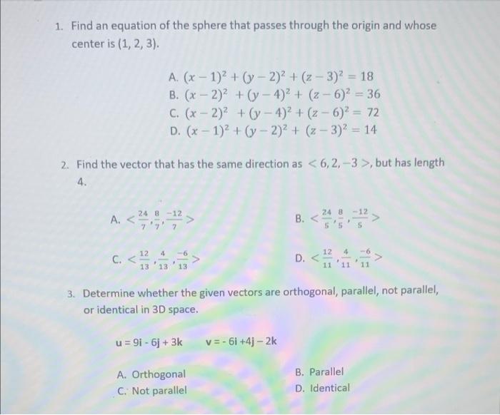 solved-1-find-an-equation-of-the-sphere-that-passes-through-chegg