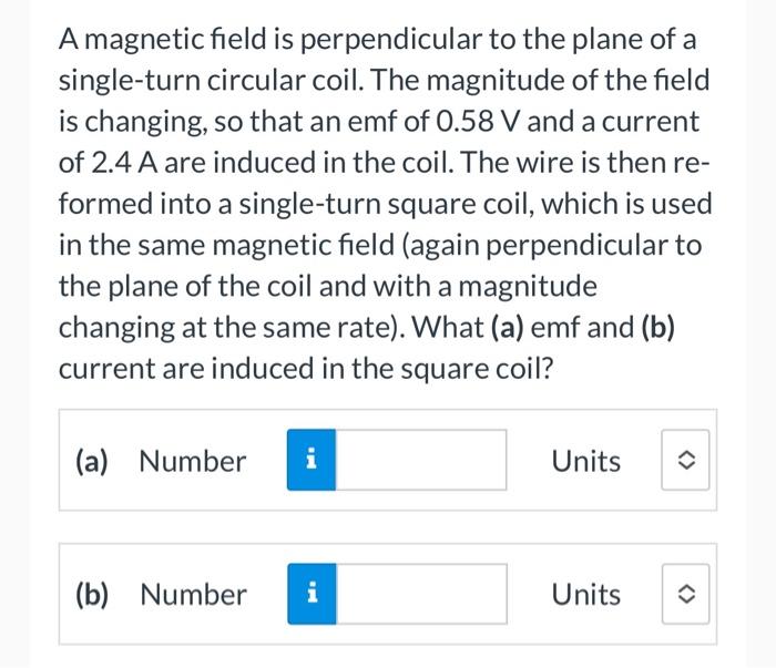Solved A magnetic field is perpendicular to the plane of a | Chegg.com