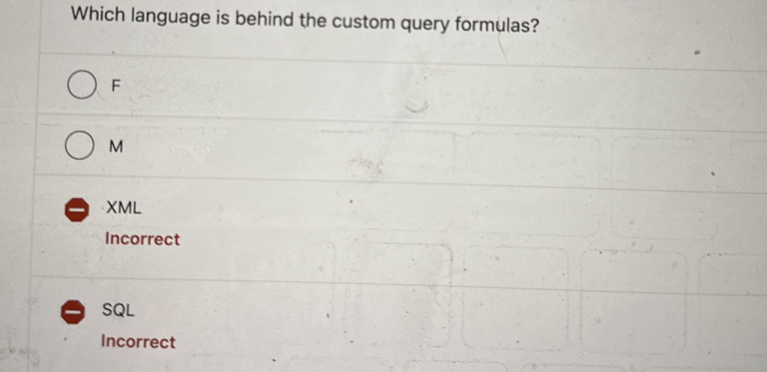 Solved Which language is behind the custom query | Chegg.com
