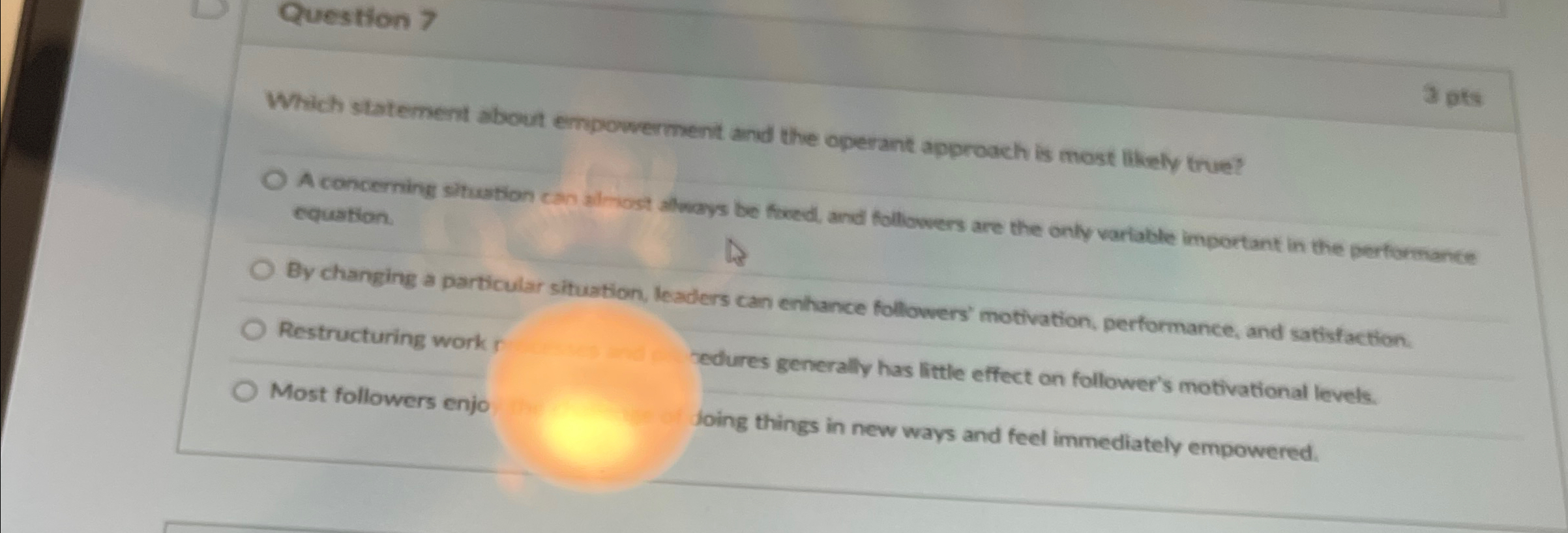 Solved Which statement about empowerment and the operant | Chegg.com