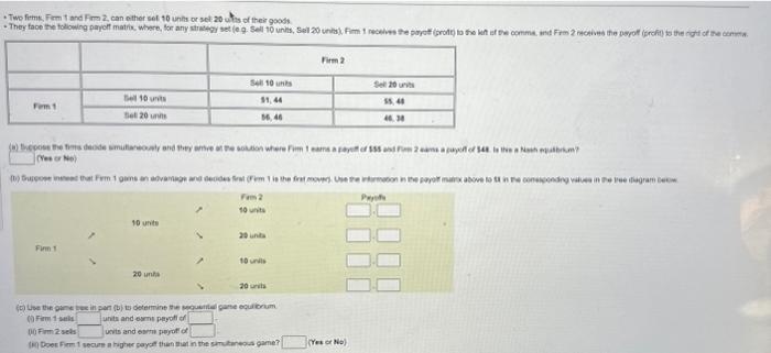 Solved Nes or No) Cofirm 1 selit unts and exms peyoff of | Chegg.com