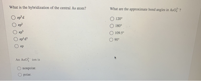 Solved showing Identify the molecular geometry of Aso Draw | Chegg.com