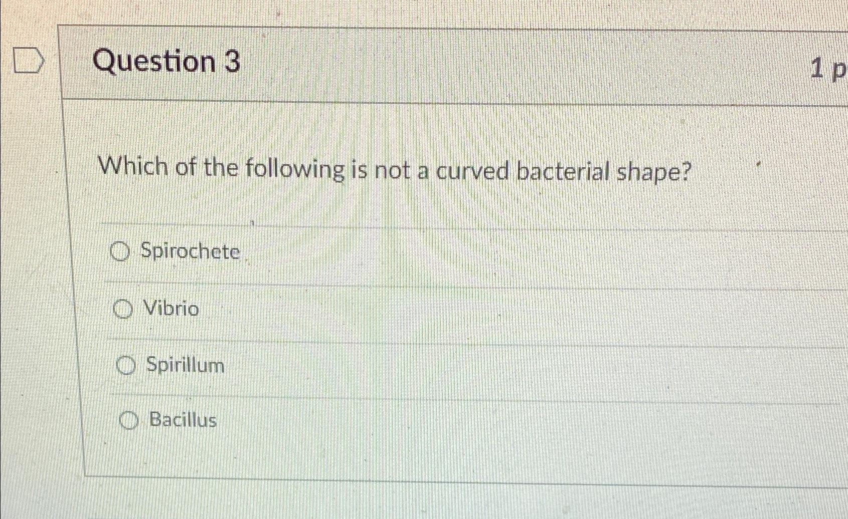 Solved Question 3Which of the following is not a curved | Chegg.com